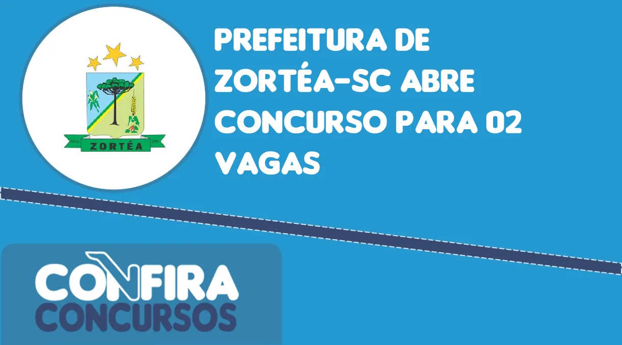 Prefeitura de Zortéa-SC abre concurso para 02 vagas