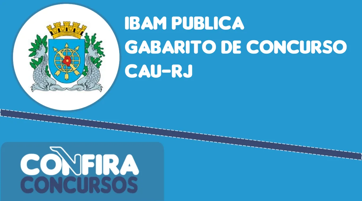 IBAM publica gabarito de concurso CAU-RJ