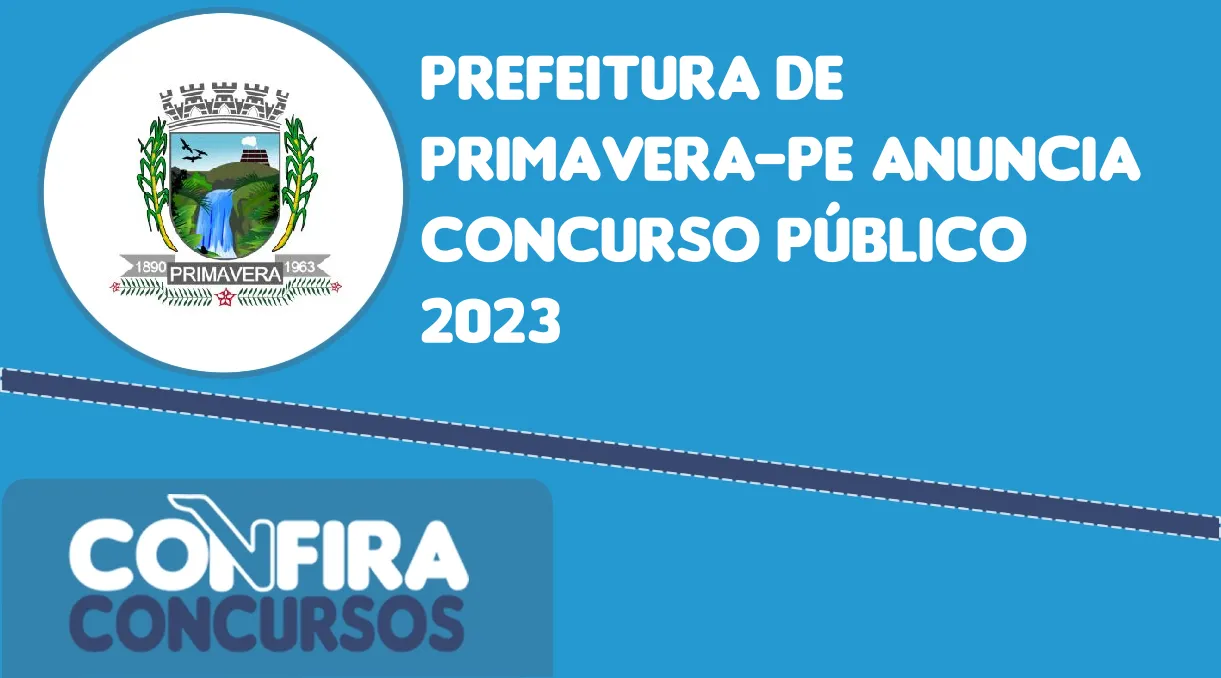 Prefeitura de Primavera-PE anuncia concurso público 2023