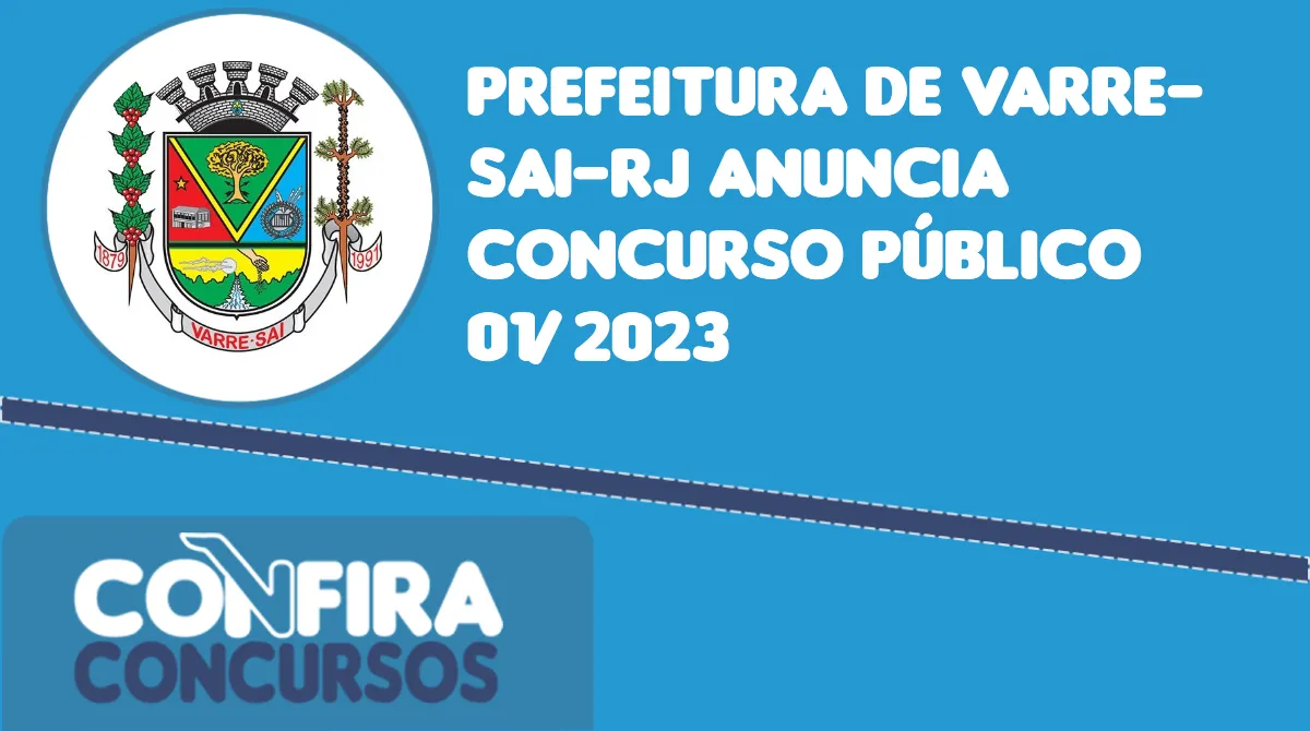 Prefeitura de Varre-Sai-RJ lança concursos para 73 vagas